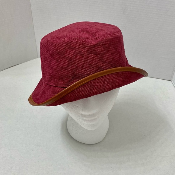 Coach | Accessories | Coach Signature Jacquard Bucket Hat | Poshmark